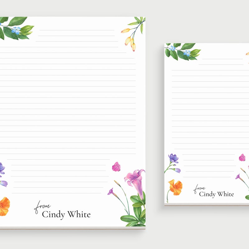 Stationery Notepad - Etsy