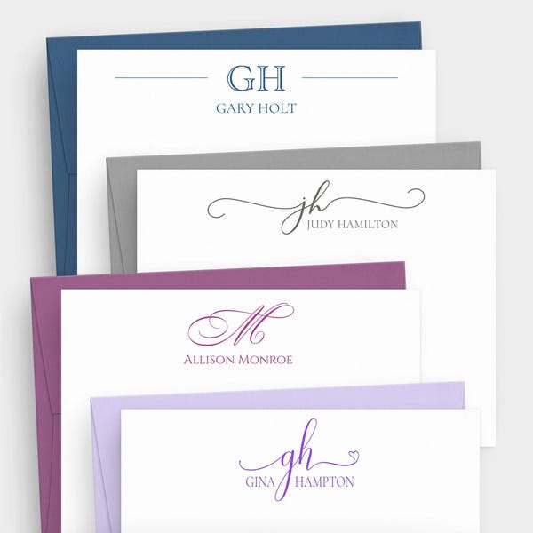 Personalized Note Cards - Etsy