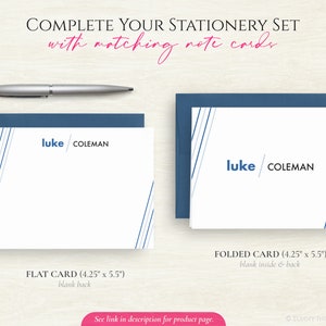 Personalized Writing Pad Classic Notepad Design Custom Stationery ...