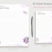 Personalized Writing Pad Floral Stationery Custom Notepad - Etsy