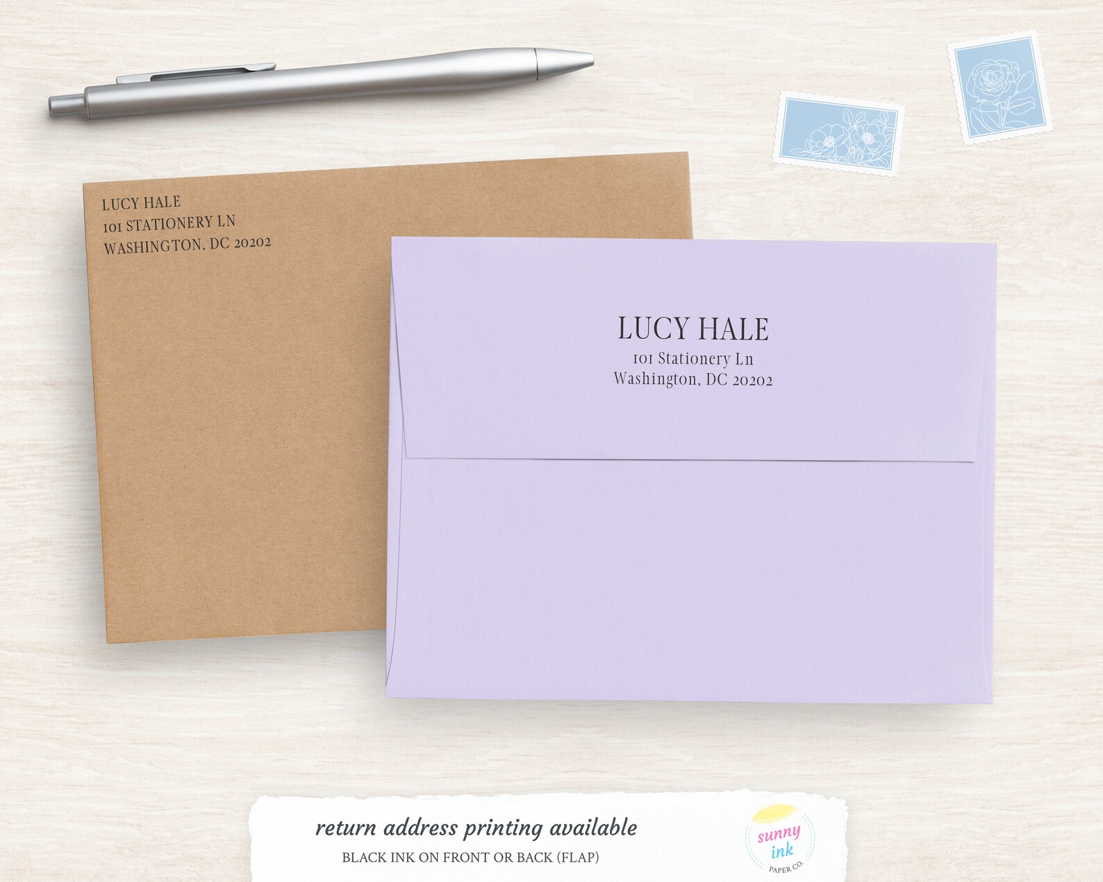 Personalized Note Card Set Hydrangea Stationery Customized - Etsy