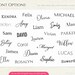 Personalized Stationery Cards - Simple Text Note Cards - Customized ...