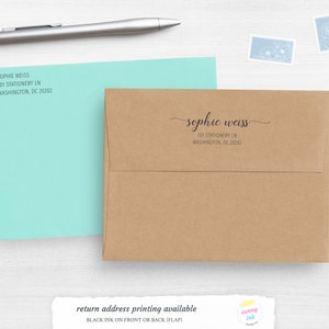 Personalized Monogram Notepad - Delicate Script Monogram Notepad - Classic Initial Writing Paper ...