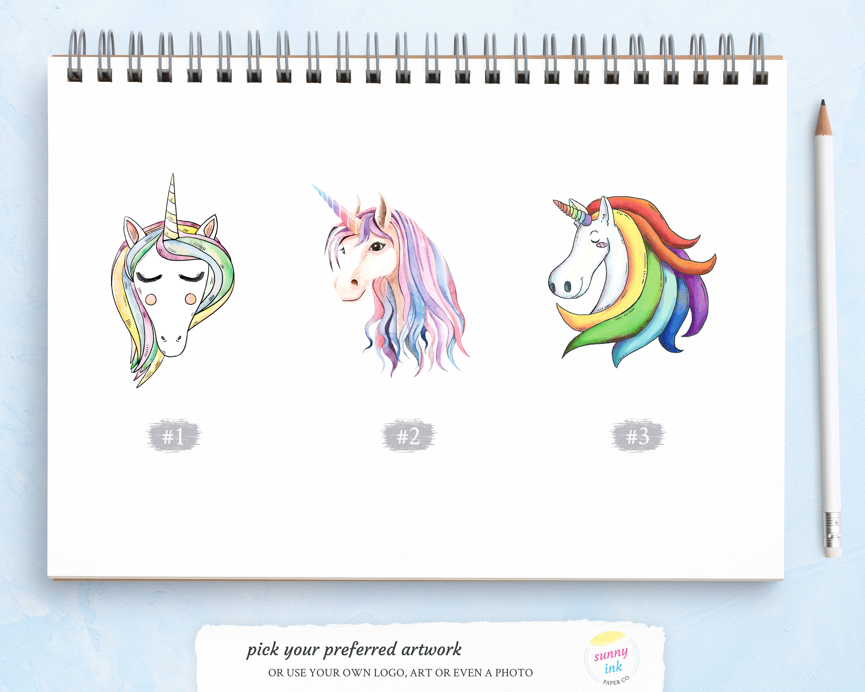 Personalized Magical Writing Paper Customized Unicorn | Etsy