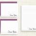 Personalized Monogram Stationery Cards - Custom Cards for Her ...