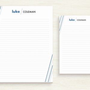 Personalized Writing Pad Classic Notepad Design Custom Stationery ...