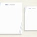 Personalized Writing Pad Classic Notepad Design Custom Stationery ...