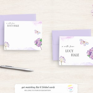 Personalized Writing Pad Floral Stationery Custom Notepad | Etsy