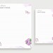 Personalized Writing Pad Floral Stationery Custom Notepad - Etsy