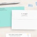 Personalized Monogram Stationery Classic Notecard and - Etsy