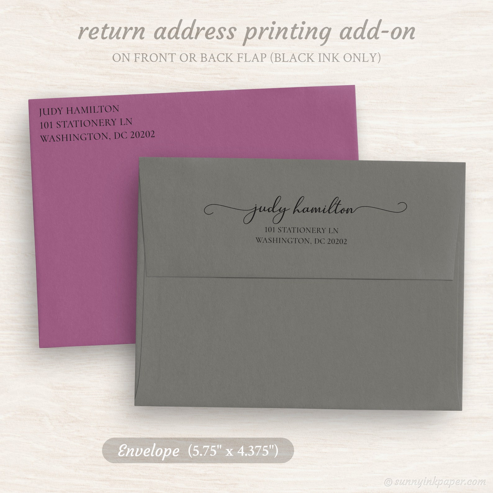 Personalized Stationery Exquisite Script Monogram Customized Stationery ...