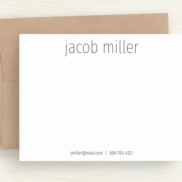 Flat Black Business Cards - Etsy