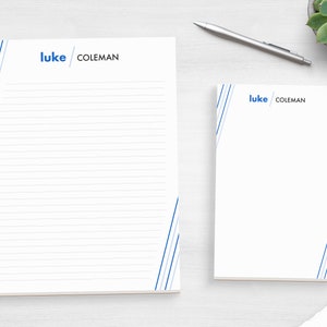 Personalized Writing Pad Classic Notepad Design Custom | Etsy