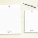 Personalized Writing Pad Classic Notepad Design Custom Stationery ...