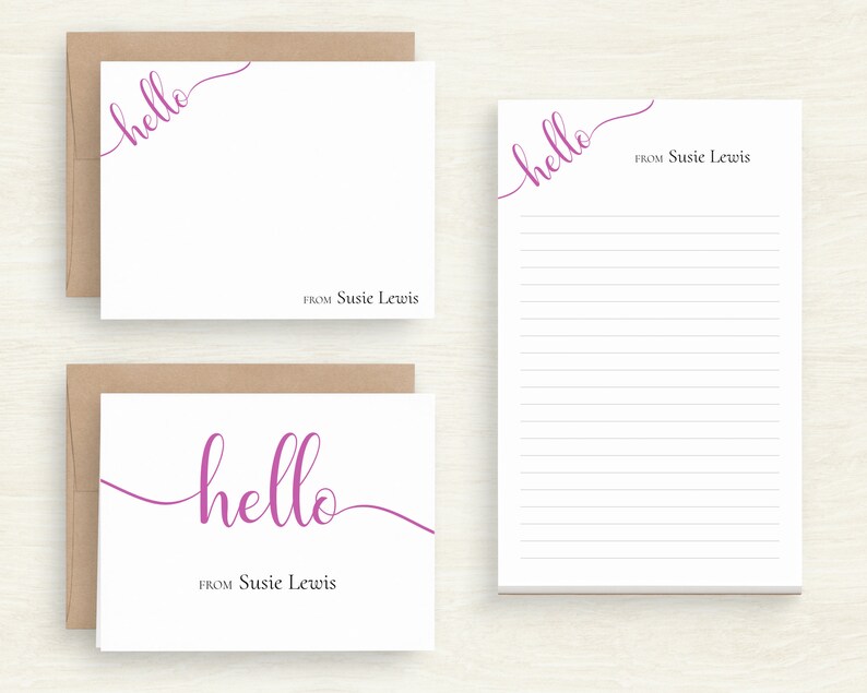Personalized Stationery Stationary for Her Customized - Etsy