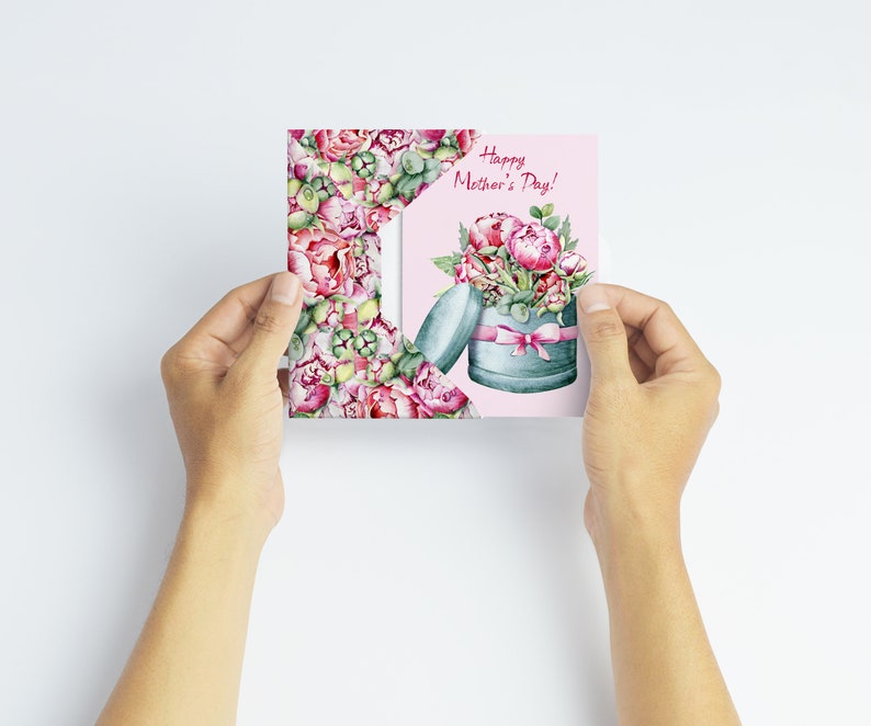 Mother's Day Digital Greeting Card Instant Download Blank | Etsy