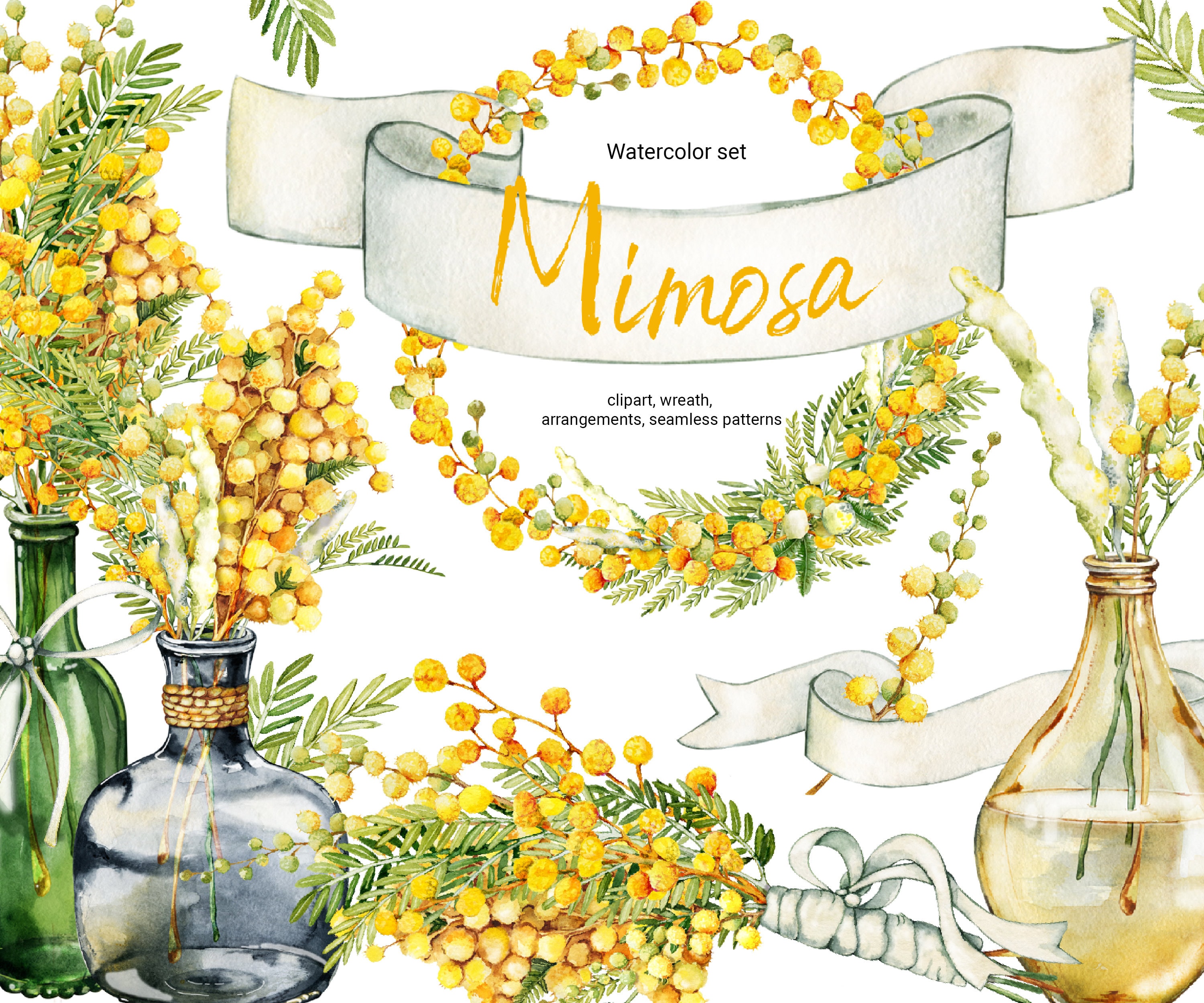 Pink Mimosa Clipart