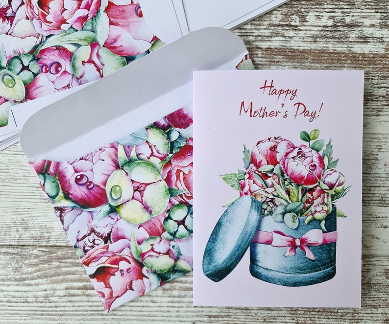 Mother's Day Digital Greeting Card Instant Download Blank - Etsy
