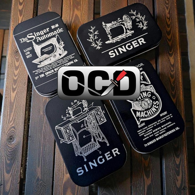 4-piece Sewing Tin Kit (singer) - Etsy