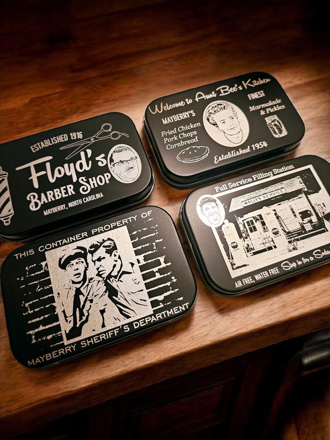 Andy Griffith Mayberry 4-piece Tin Kit - Etsy