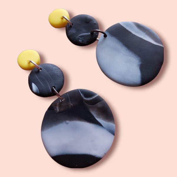Marble Earrings - Etsy