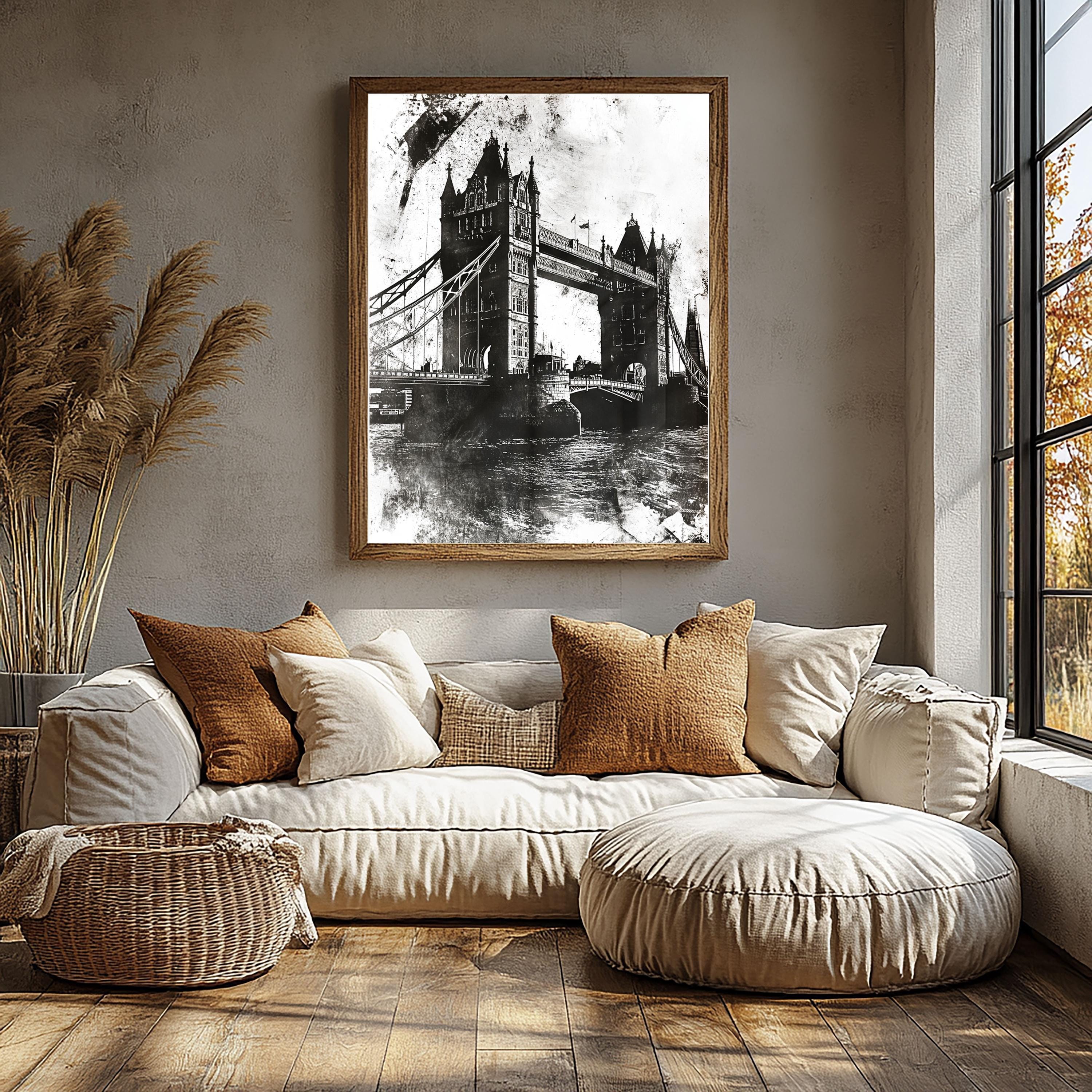 LONDON LANDMARKS ART, London Trio Wall Art, Kings Guard Sketch, Tower ...