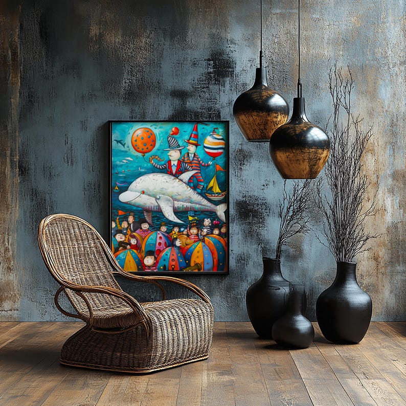 Surrealism - Strandevent 1 and 2 - Printable Art - Abstract Art ...