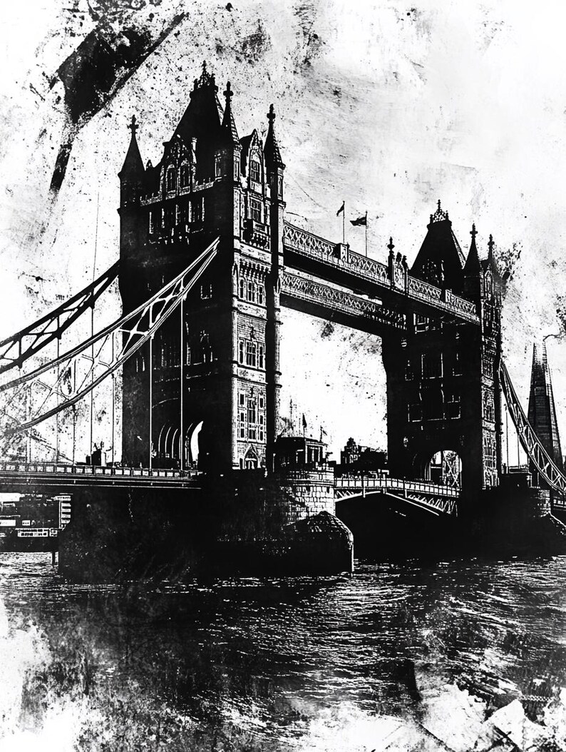 LONDON LANDMARKS ART, London Trio Wall Art, Kings Guard Sketch, Tower ...