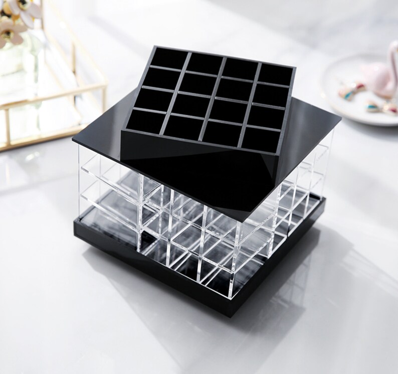 360 Degree Rotating Lipstick Organizer Makeup Organizer | Etsy