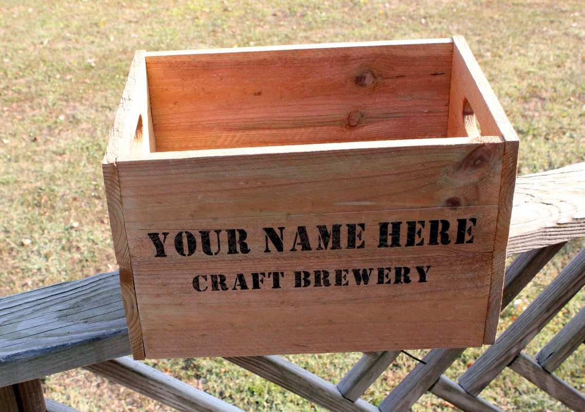 Personalized Beer Crate - Etsy