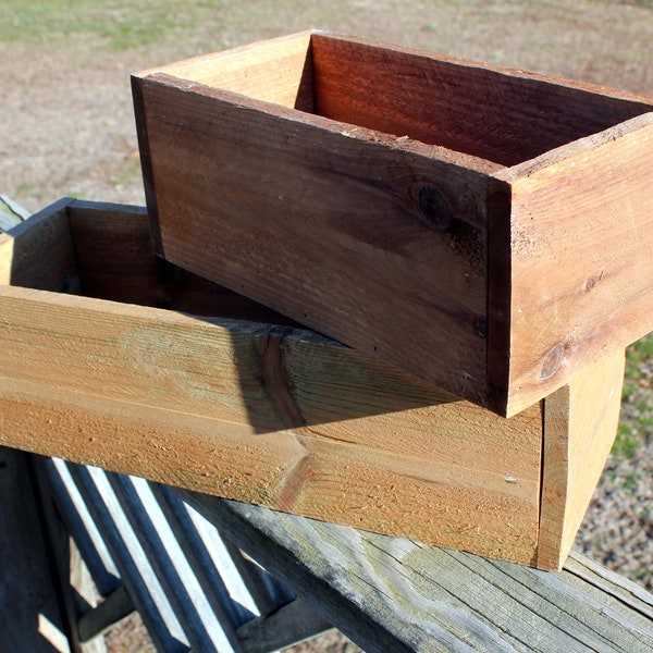 Wood Box Centerpiece - Etsy