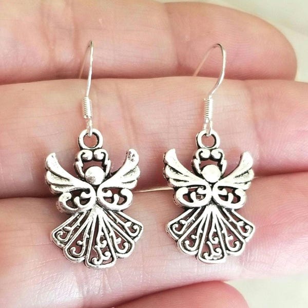 Angel Earrings - Etsy