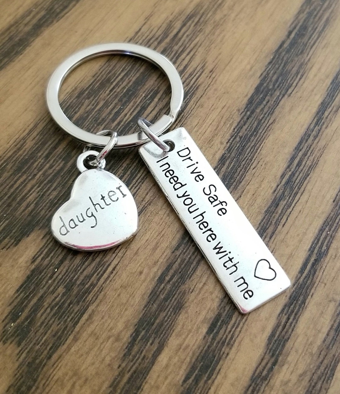 Daughter Keychain, Daughter Key Ring, Daughter Drive Safe, Gifts for ...