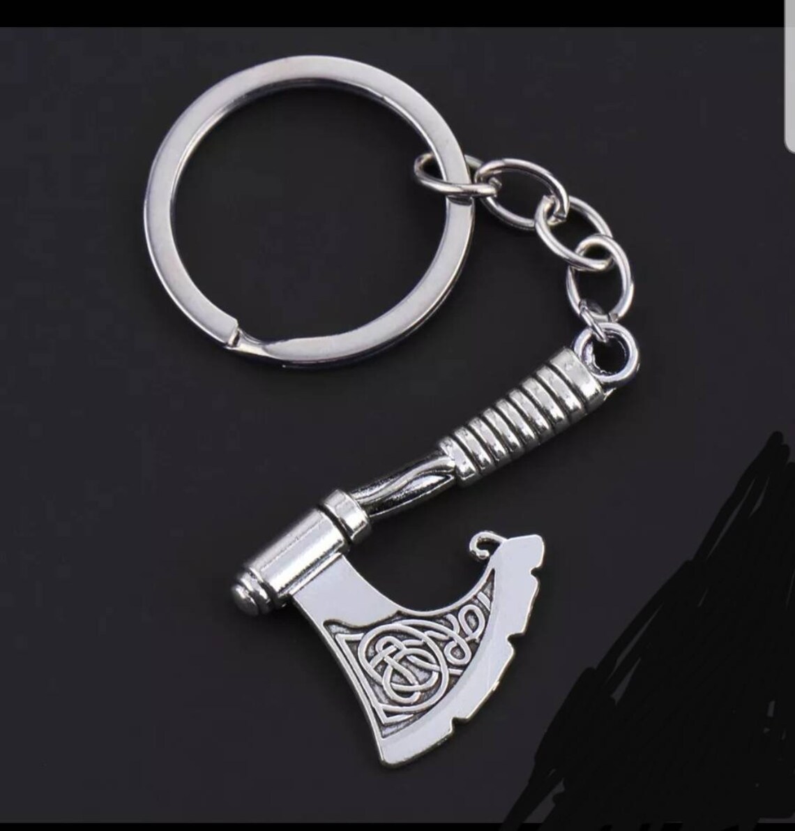 Viking Axe Keychain, Celtic Key Ring, Medieval, Hatchet, Norse Axe Key ...