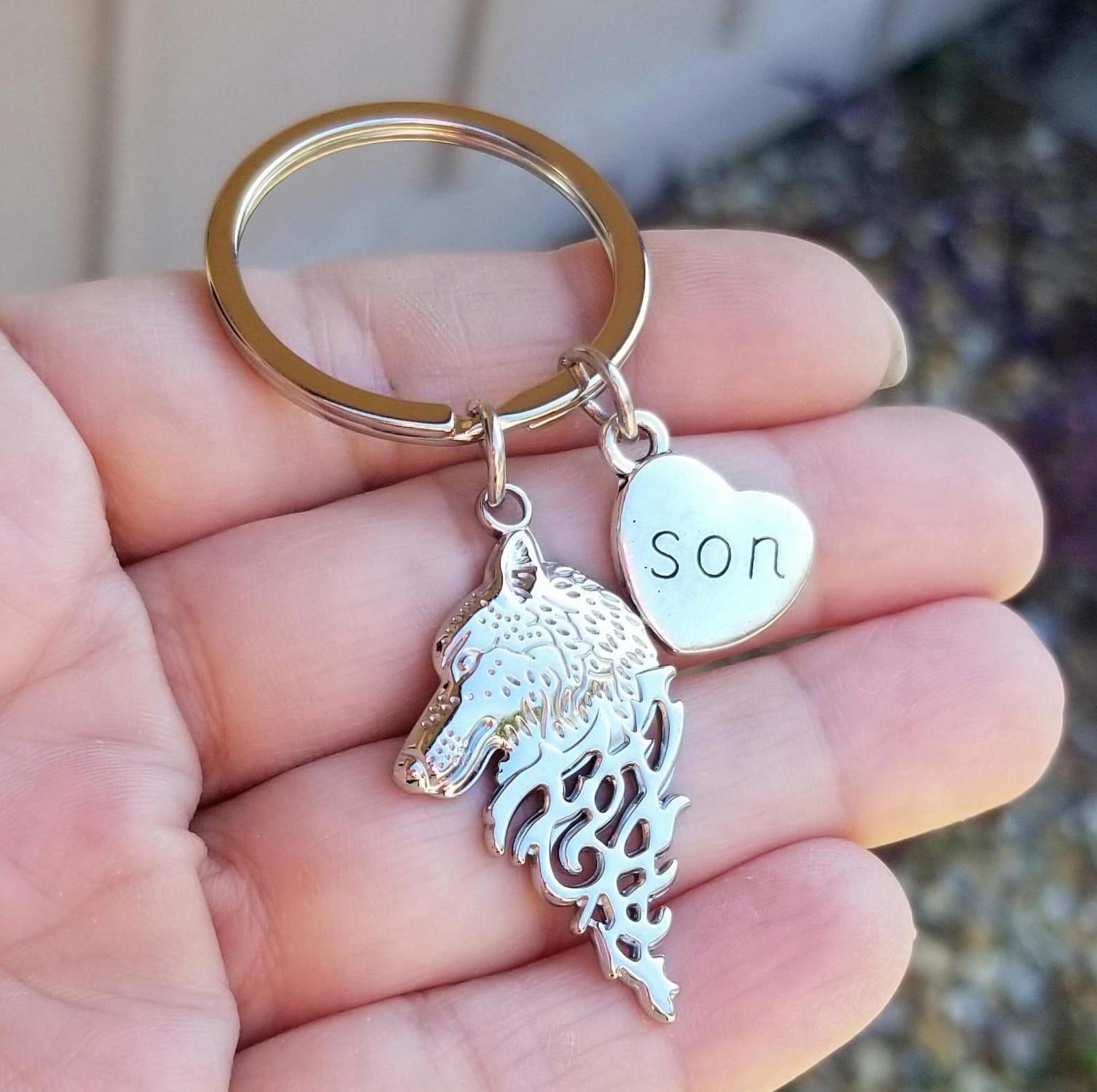 Son Keychain, Son Inspirational Gift, Son Gift, Son Key Ring, Gifts for ...