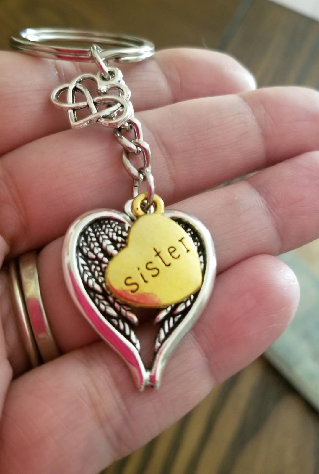 Sister in Memory Keychain, Sister Loss Gift, Sister Memorial Gift ...