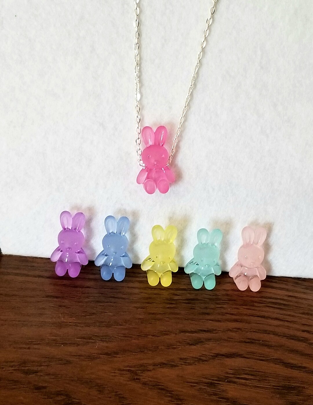 Easter, Cute Bunny Necklace, Rabbit Necklace, Easter Bunny, Easter ...