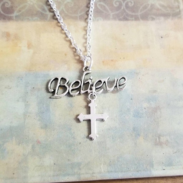 Believe Necklace - Etsy