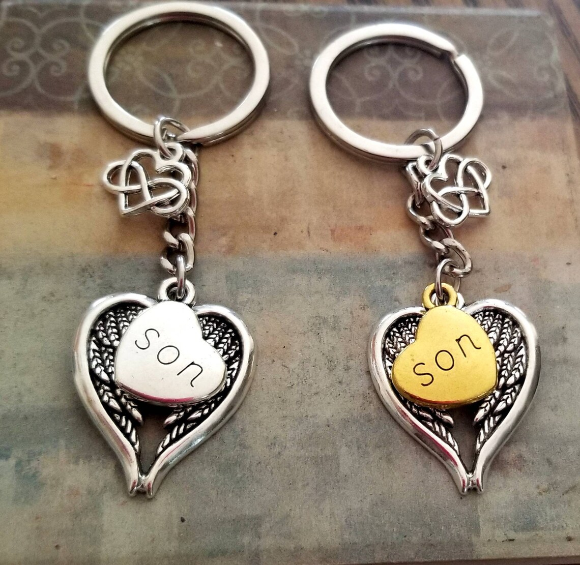 Son in Heaven Keychain Son Loss Gift Son in Memory Gift Son - Etsy