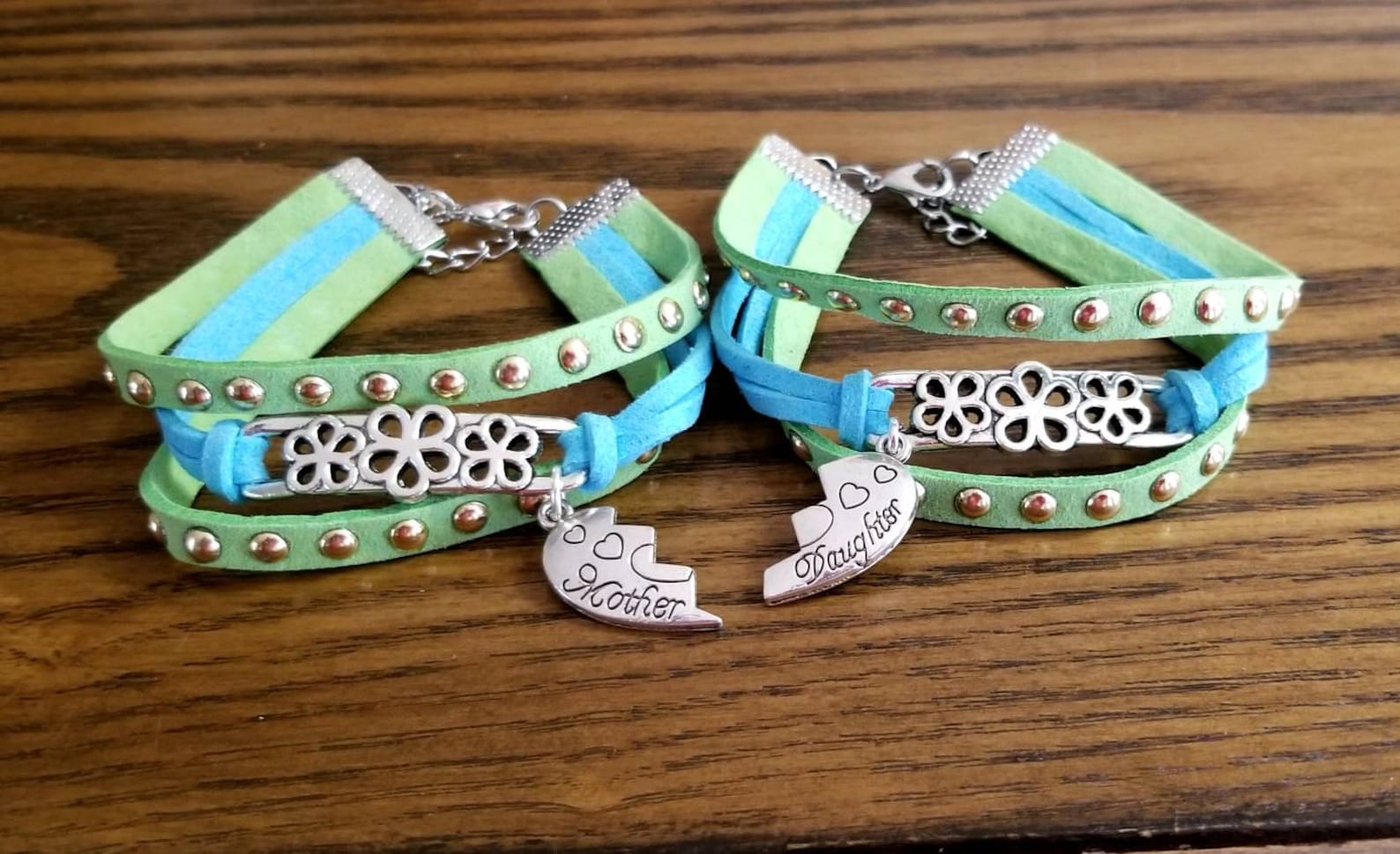 2pc MOM DAUGHTER Bracelet Set Mom Daughter Jewelry Set Mom - Etsy