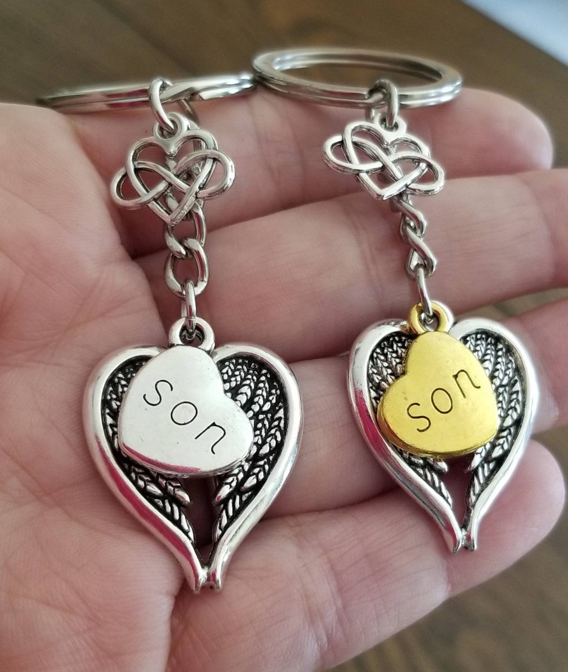 Son in Heaven Keychain Son Loss Gift Son in Memory Gift Son - Etsy