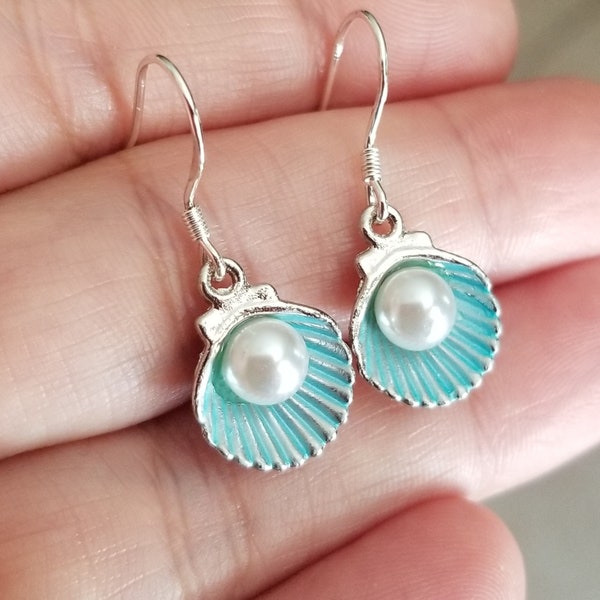 Seashell Earrings - Etsy