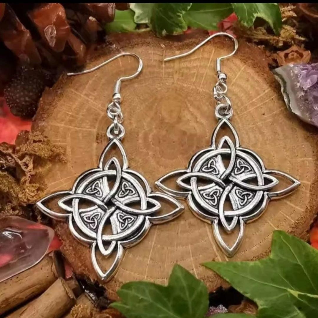 Celtic Knot Earrings, Trinity Knot Earrings, Trinity Knot Jewelry, Celtic Knot Jewelry, Irish ...