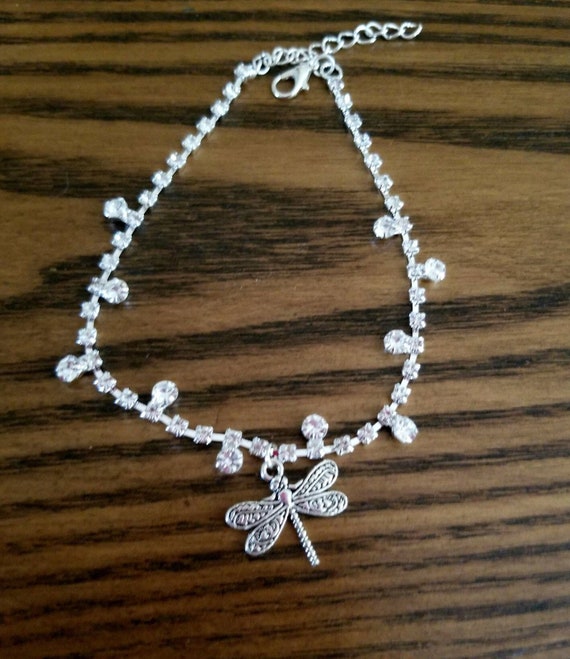 Crystal tennis anklet store