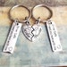 Mom Daughter Keychain Set, Drive Safe, Engraved Mom and Daughter Key ...