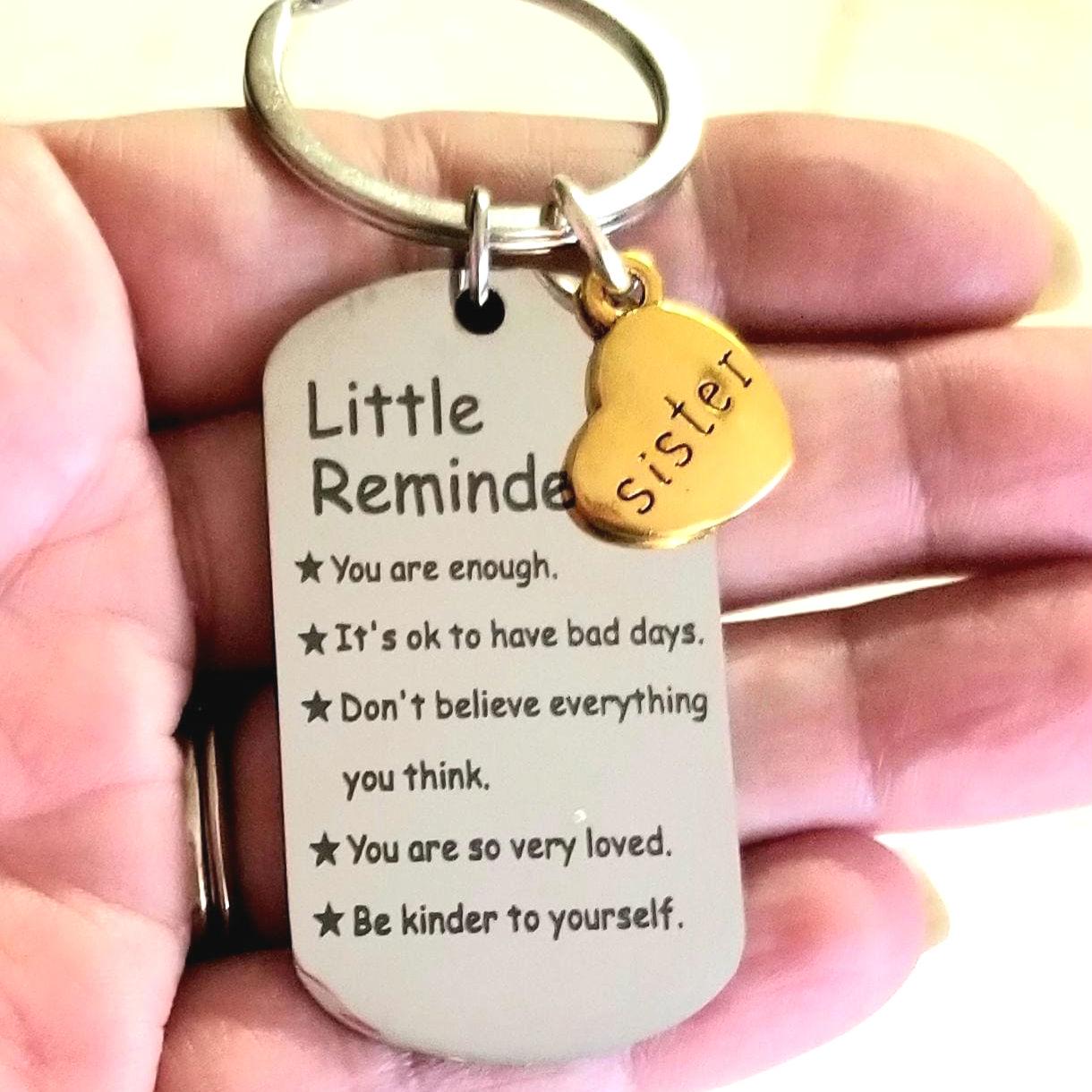 Sister Keychain, Sister Inspirational Gift, Sister Gift, Sister Key ...