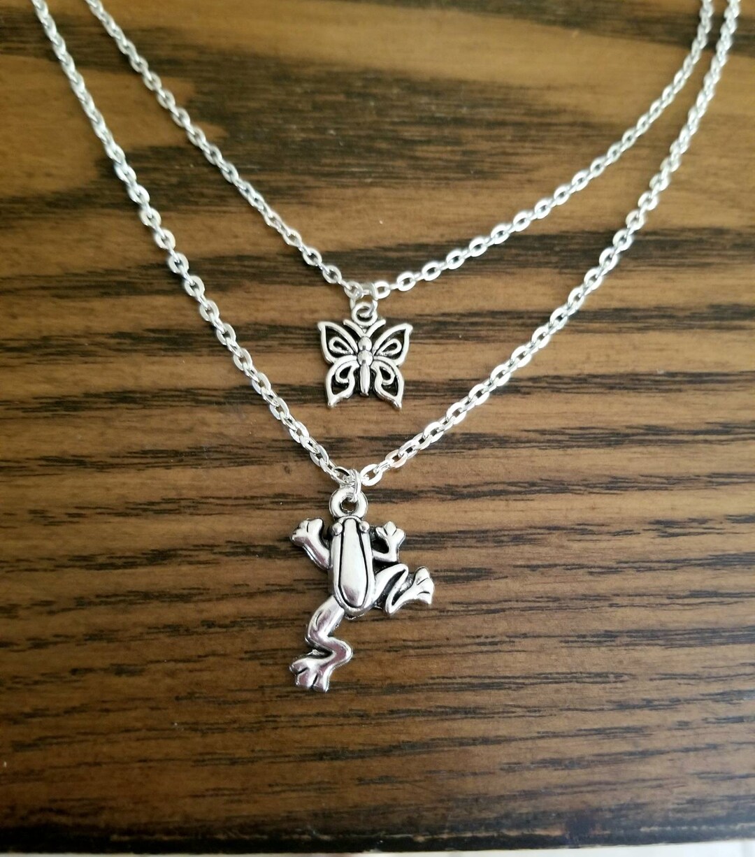 Frog Necklace, Frog Necklace for Women, Silver Frog Charm Necklace ...