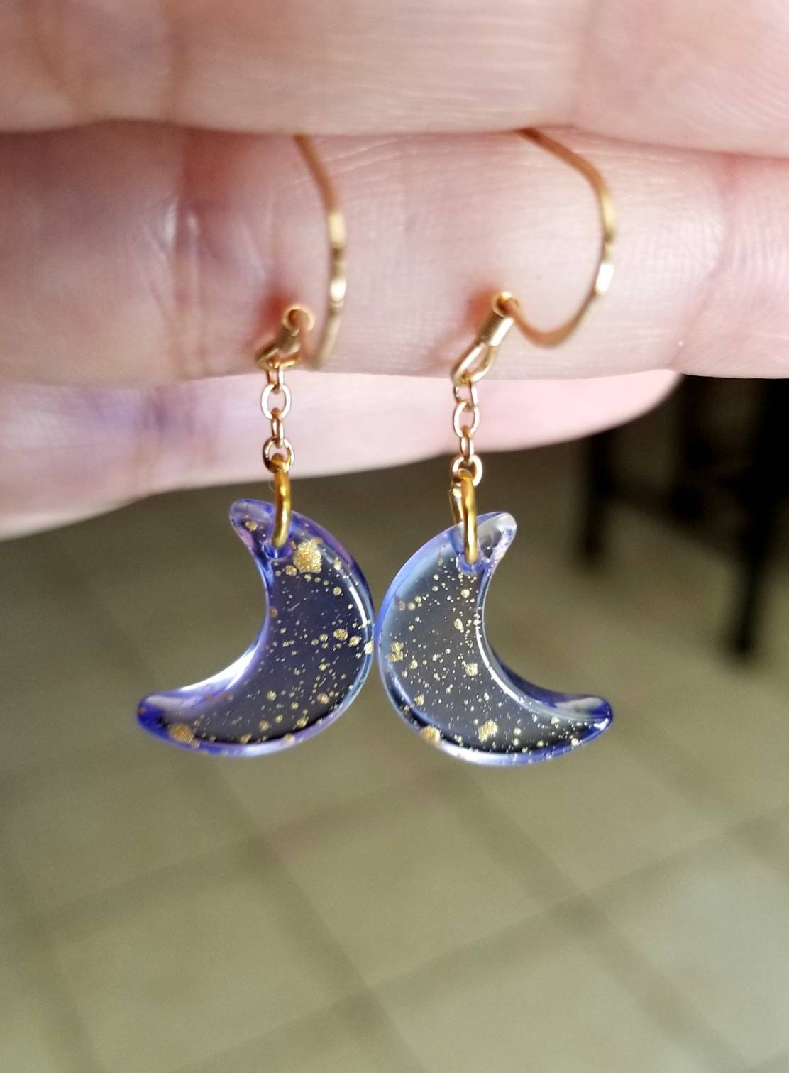 Etsy moon earrings store