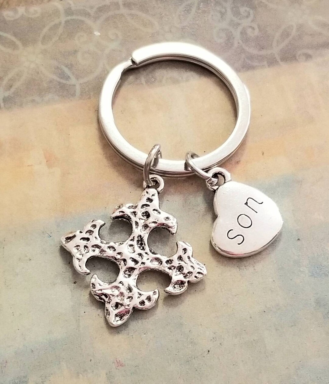 Son Keychain, Knights Cross Keychain, Iron Cross, Templar Key Ring ...