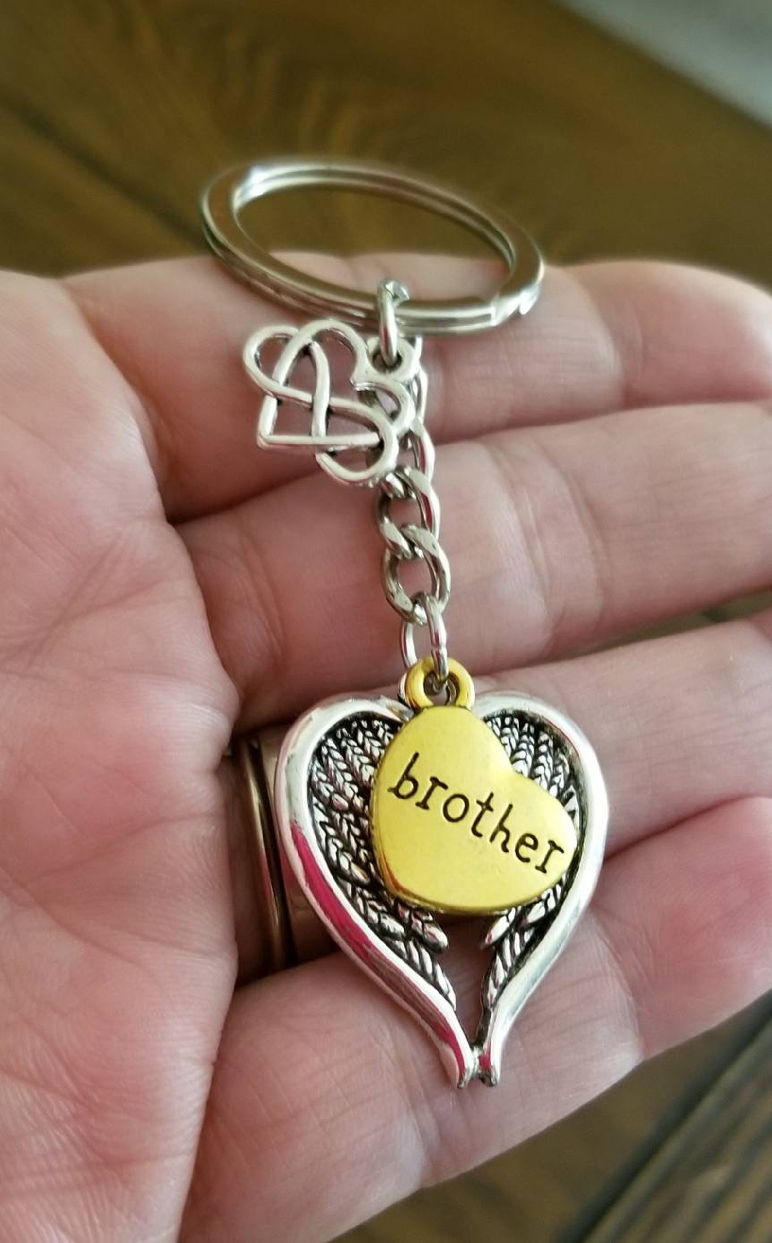 Brother in Heaven Keychain Brother Loss Gift Brother in - Etsy
